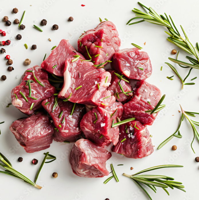 Lamb Leg Cubes (500g) – Meatongrant